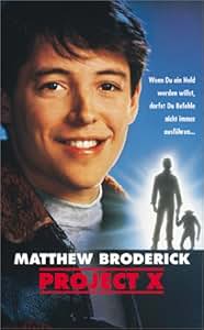 Project X [VHS]: Matthew Broderick, Helen Hunt, William Sadler, Stephen ...
