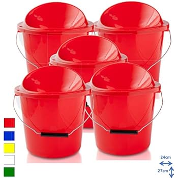 Easy Drop Slot Bucket with Twist Lock Secure Lid For Fundraising ...