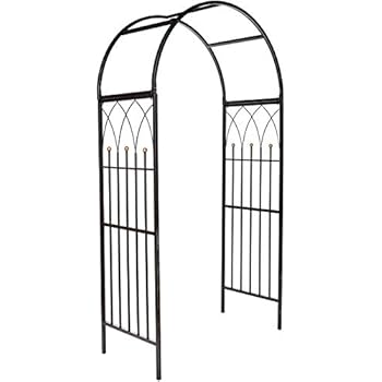 Heavy Duty Metal Garden Arch - Garden Archway for Paths - Outdoor Extra ...
