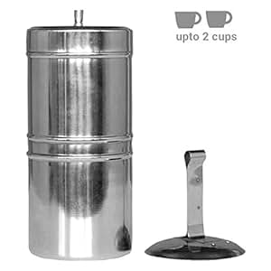 Buy Stainless Steel South Indian Filter Coffee Drip Maker (2 Cup ...