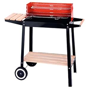 Large Rectangular BBQ Open Top Charcoal Barbecue Cooking Outdoor Party ...