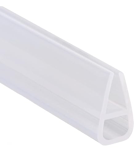 Clear Plastic H Shaped Seal Glass Door Sealing Strip For Shower