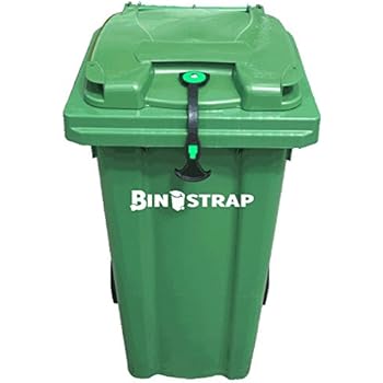 Wheelie Bin Lid Lock Strap - Padlock the Lid Stop Identity Theft ...