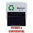 Private and Confidential Stamp – Self Inking Red Stamper – 24 x 7mm ...