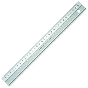 Linex 30cm Hobby Cutting Ruler - Silver: Amazon.co.uk: Office Products