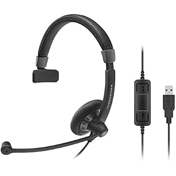 Sennheiser SC230 USB Monaural Headset - Black: Amazon.co.uk: Computers ...
