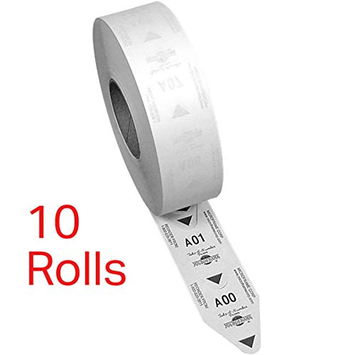 Buy Microframe Corporation 10 Rolls of 2-Digit Turn-O-Matic T80 Take A ...