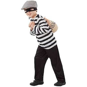 Boys Girls Burglar Bill Cops & Robbers Swag Book Day Fancy Dress Up ...
