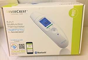 SilverCrest® 6 in 1 Thermomètre frontal multifonction Thermomètre ...