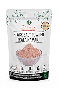 Dhawak Black Himalayan Salt Powder (Kala Namak Powder) - 400 GMS ...