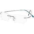 KoKoBin Rimless Reading Glasses Super Light Titanium Eyewear Men Women ...