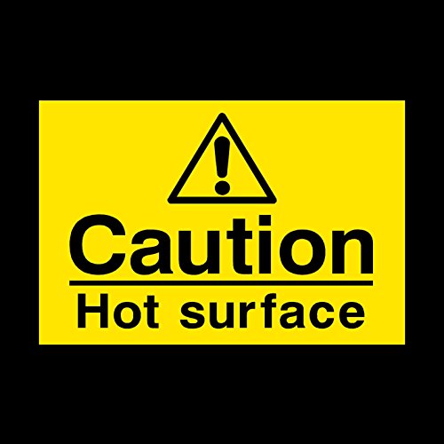 Buy Caution Hot Surface Sticker/Self Adhesive Sign - Food Hygiene/Very ...