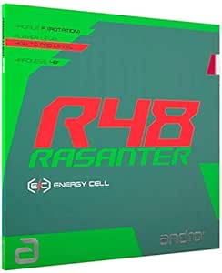Buy ANDRO Rasanter R48 Table Tennis Rubber, Ping Pong Rubber - Max ...