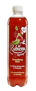 Rubicon Spring Strawberry Kiwi Flavoured Sparkling Spring Water 500 ml ...