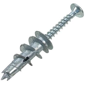 100 x Metal Driva Plasterboard Fixings & Screws: Amazon.co.uk: DIY & Tools