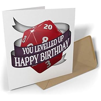 Dungeons and Dragons Birthday Humor Greeting Card: Amazon.co.uk: Office ...