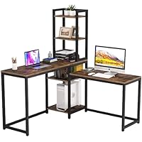 TEKAVO L Shape Multi-Utility Office Table Computer Desk for Home Office ...