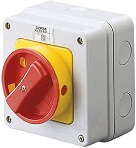 Gewiss GW70434 Rotary Isolator Switch Double Pole 32 Amp: Amazon.co.uk ...