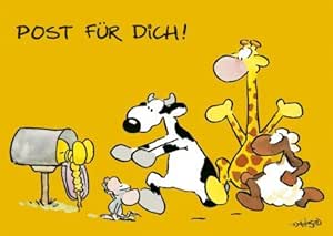 Witzige Postkarte Post für Dich : Amazon.de: Bürobedarf & Schreibwaren