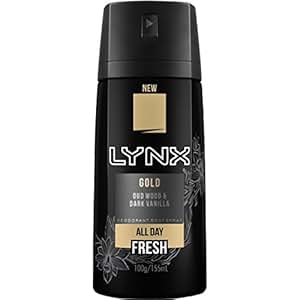 3 X LYNX GOLD OUD WOOD & DARK VANILLA DEODORANT BODYSPRAY 150ML: Amazon ...