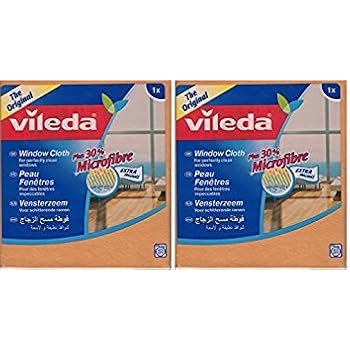 Vileda Actifibre Cloth for Cleaning Glass - Yellow: Amazon.co.uk ...