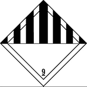 Set of 4 Signage Labels imdg-adr Class 9: Miscellaneous 300 x 300 ...
