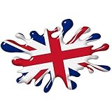Sticar-it Ltd RIPPED TORN METAL Car Sticker Union Jack British UK Flag ...