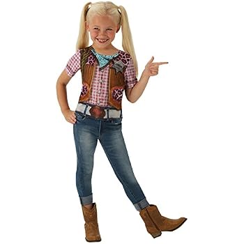 Déguisement Enfant Fille Western - Costume Cowgirl - 11/14 ans - L (134 ...