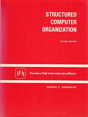 Structured Computer Organization: Amazon.co.uk: Tanenbaum, Andrew S ...