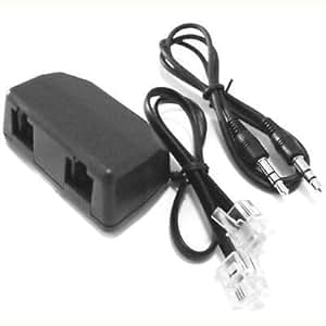 RJ11 Telephone to 3.5mm Mini Jack Conversation Record Recording Line ...