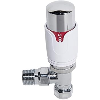 Drayton TRV4 Thermostatic Valve, Head Only, Chrome & White: Drayton ...