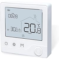 KETOTEK Programmable Underfloor Heating Thermostat Digital Manual Room ...