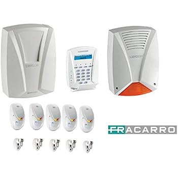 ALLARME ANTIFURTO KIT COMPLETO DEFENDER HOME 12 ART.910390 FRACARRO ...