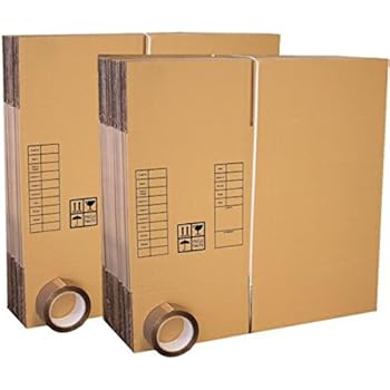 Kit 60 cartons déménagement standard avec 3 rouleaux d'adhésif gratuits ...