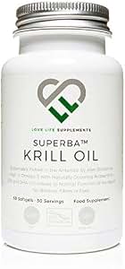 LLS Superba Krill Oil | Sustainably Fished by Aker BioMarine | 500mg x ...