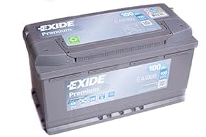 Exide Premium Carbon Boost Car Battery 100Ah 900 A/EN: Amazon.it: Auto ...
