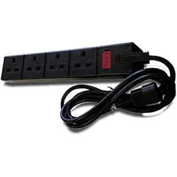 UPS Output Connector. IEC to 4way UK Gang Socket: Amazon.co.uk: DIY & Tools