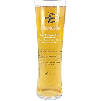 Personalised Engraved Branded 1 pint Heritage Strongbow Cider Glass ...