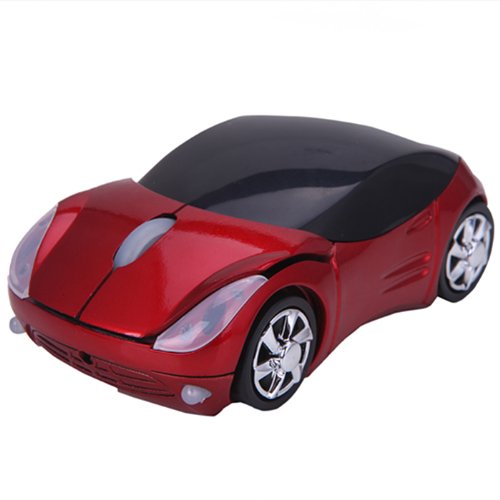 Buy Wireless Mouse Sports Car Shaped Optical Ergonomic Computer Mouse ...