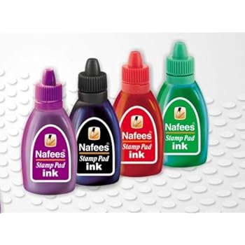 Stamp Pad Ink Bottles Refill -Endorsing Ink 30ml Black Ink: Amazon.co ...