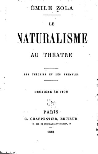 Hampus Merfyn: Le Naturalisme au Théâtre, les Théories et les ...