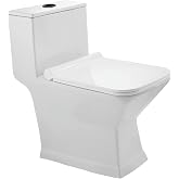 Hindware One-piece Western Commode for Bathroom, Floor Mount, FABIO, S ...
