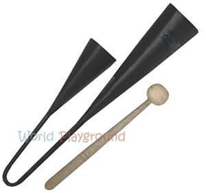Agogo Bell / African Cow Bell - 25cm: Amazon.co.uk: Musical Instruments