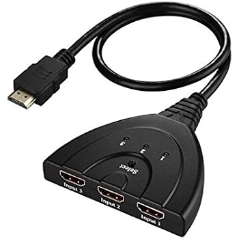 Naisidier Adaptateur Câble HDMI Mâle vers Double HDMI Femelle 2 Entrées ...