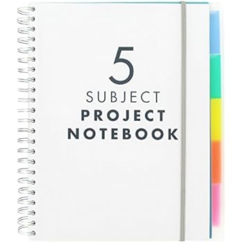 Translucent A4 10 subject notebook: Amazon.co.uk: Office Products