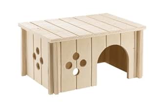 Ferplast Guinea Pig House Wooden Small Pet Nesting Box: Amazon.co.uk ...