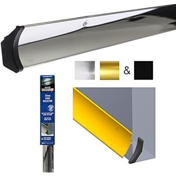 Rain Water Deflector - 914mm / 36" Weather Drip Bar Silver (Polished ...