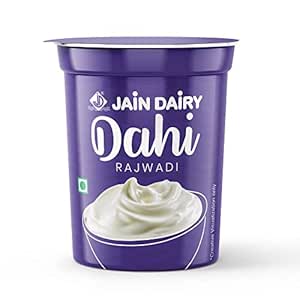Jain Dairy Dahi Rajwadi- 380gm Cup : Amazon.in: Grocery & Gourmet Foods