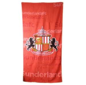 Sunderland AFC Official Velour Beach Towel: Amazon.co.uk: Kitchen & Home