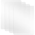 Giantree 4Pcs Clear Plastic Placemat, Placemats Set of 4 Wipeable ...